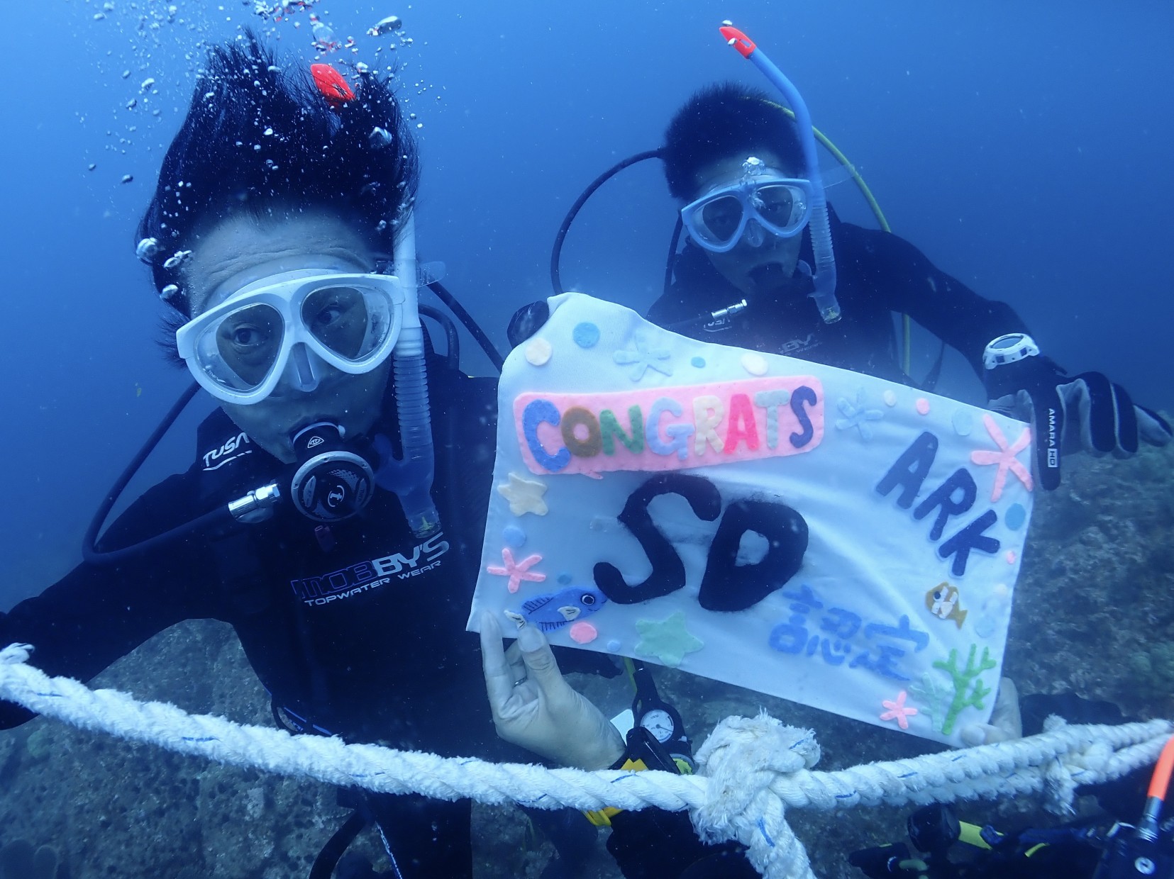 NEW スポーツダイバー誕生🌈 | ARK Diving Shop 串本店